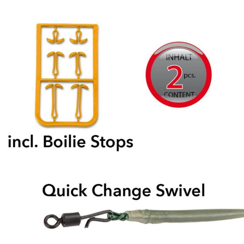 Anaconda Piercer Line Aligner Rig B-988 Wide Gap Micro Barb 06/35lb